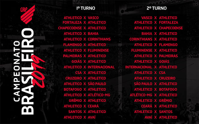 Athletico Paranaense Site Oficial Cbf Divulga Tabela Básica Do